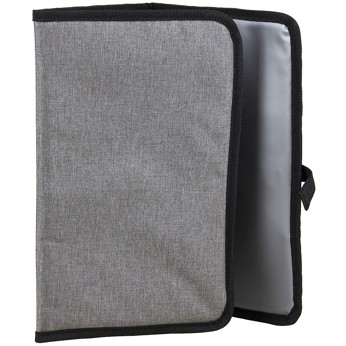 BODHI Baby Tech Top Loader Diaper Backpack with removable changing pad, Unisex, for Moms and Dads - Medium Gray Chambray