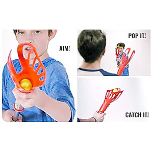 Hog Wild Refill Pack for Pop & Pass Outdoor Game - Includes 3 Soft Foam Balls for Use with Pop & Pass Launchers