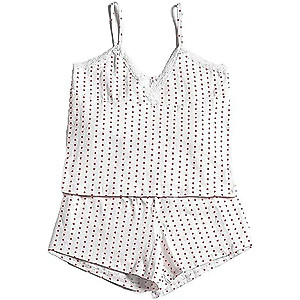 Sexy Two Piece Outfits for Women Y2k Clothing Summer Floral Pajamas Short Suit 2 Piece Outfit Brandy Melville Tank Top Shorts Set