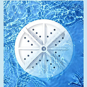 pizarra 1Set Mini Turbo Washer USB Powered Cleaning Machine Washing Machine for Underwear Socks Mini Ultrasonic Turbo Washer