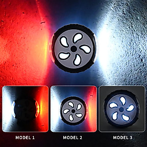 Stroller Safety Lights for Night,Vagocom LED Pram Pushchair Light See and be seen with The Stroller for Walking at Night,Suitable for All Strollers(2 Pack,Battery Included)