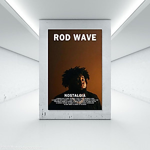 Rod Poster Wave Nostalgia Music Album Cover Canvas Art Poster And Wall Art Hanging Decor for Modern Family Corridor Posters 12x18inch(30x45cm)