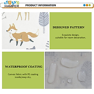 NTAOHAMPER Rectangular Dinosaur Storage Basket,Grey Dinosaur Basket,Kids Toy Box/Storage Trunk,Pet Supplies Storage Basket(Grey Dinosaur)