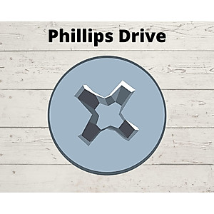 100 Qty #8 x 5/8" Flat Head Zinc Coated Phillips Head Wood Screws (BCP7)