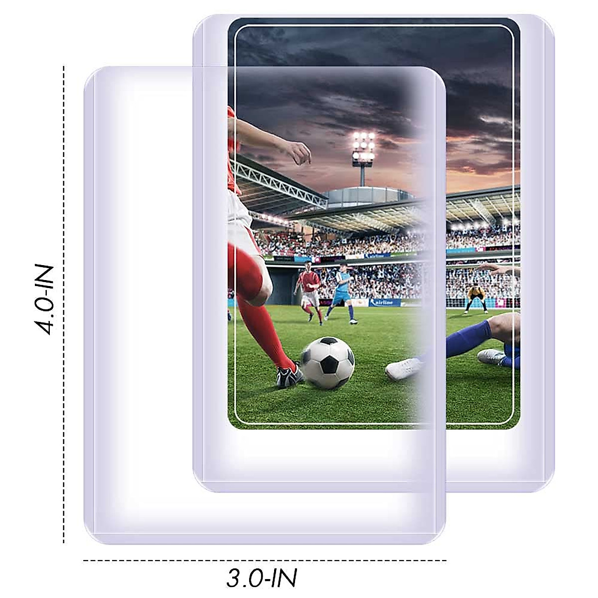 40 Count Top Loaders Card Sleeves for Trading Cards, Toploaders Baseball Card Protector Sports Card Holder Fit for Football Cards, Game Cards