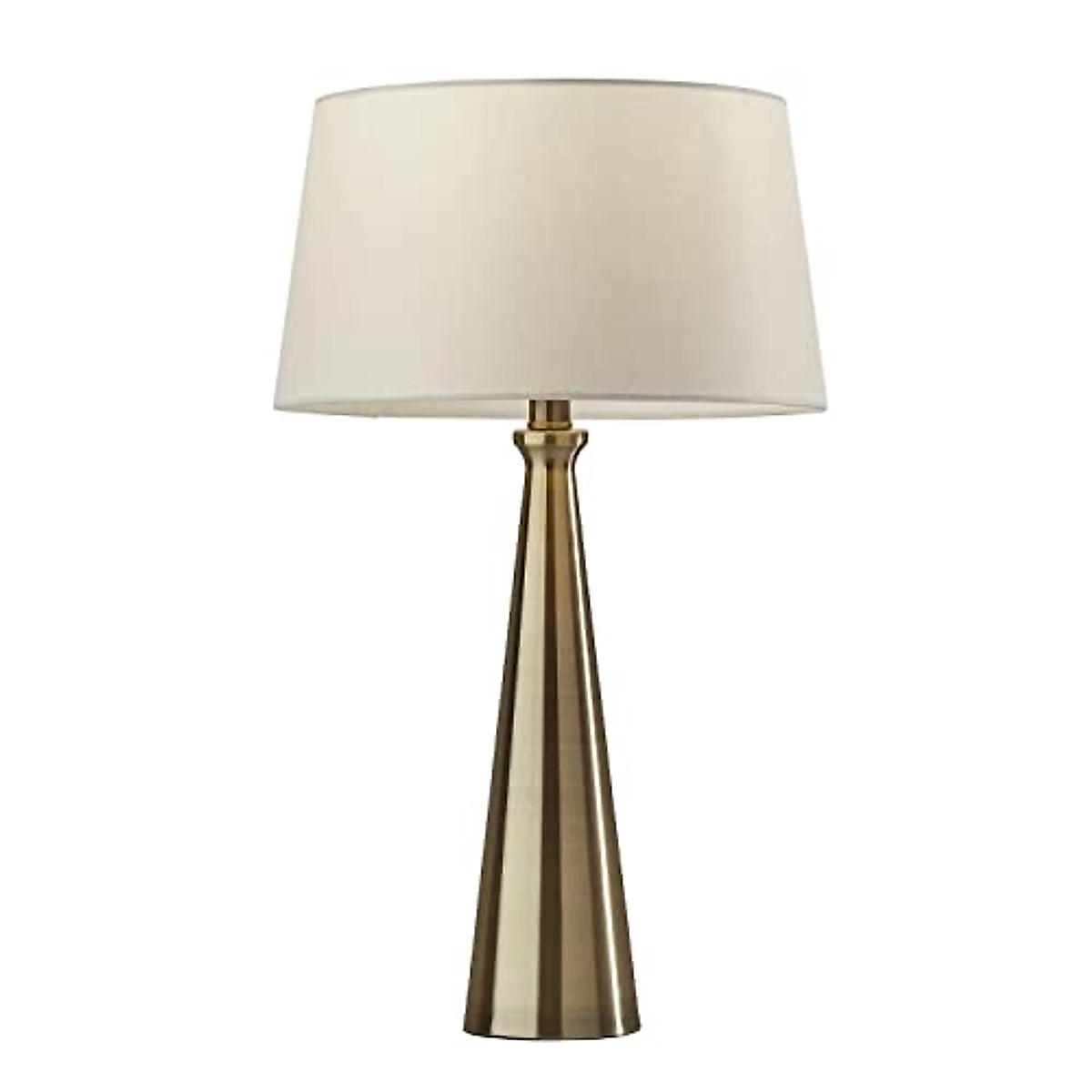 Adesso Home SL1141-21 Transitional Table Lamp (Set of 2) from Lucy Collection Finish, 13.00 inches, E26 Medium Base, Antique Brass, 2 Count