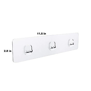 Mivvosakuki 2pcs Shower Caddy Adhesive Replacement,Shower Shelves Adhesive Strip Pad Shower Organizer Sticker Replacement Bathroom Heavy Duty Strong Sticky Wall Adhesive