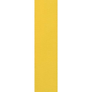 Berwick Offray 069684 1.5" Wide Single Face Satin Ribbon for Decoration and Crafts, 4-Yard Spool, Lemon Yellow