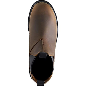 WOLVERINE mens I-90 Waterproof Composite-toe Romeo Slip-on Construction Boot, Brown, 10.5 US