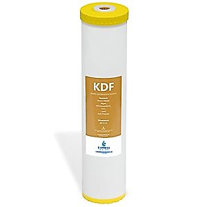 Express Water – Kinetic Degradation Fluxion Replacement Filter – Whole House Heavy Metal Replacement Water Filter – KDF Catalytic Carbon High Capacity Water Filter – 4.5” x 20” inch