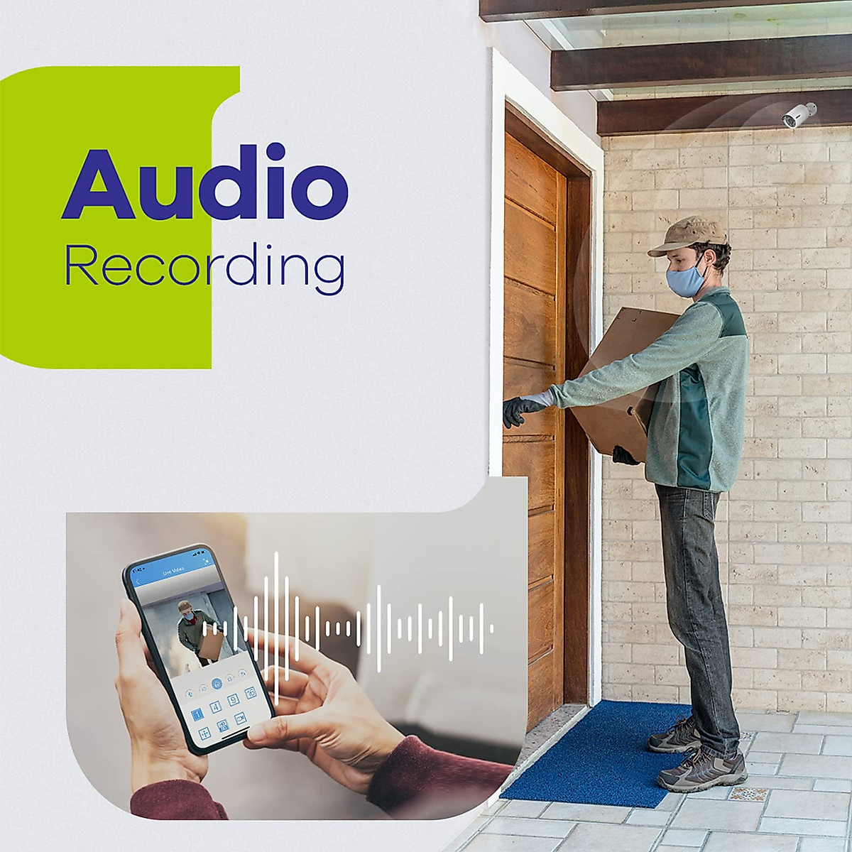 SANNCE PoE NVR 4K 8 Channel, 8MP CCTV Security Camera System Network Video Recorder Supports 8MP 5MP 3MP 1080P HD PoE Surveillance IP Camera, Human Detection, No HDD