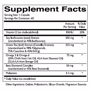 Quintessence Forti5 Hair Growth Nutritional Supplement and Vitamins with 5 Plus1 Key Substances, 1 Month Supply - 60 Caps.