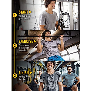 Actizio Men's Workout Shirt Cotton Fabric T-Shirt Short Sleeve Sweat Activated Motivational Exercise Gym Athletic Fit Moisture Wicking Fitness Shirt - You Can Go Home Now (Size M)