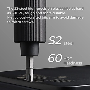 HOTO Cordless Brushless Drill Tool Set Bundle with 25 in 1 Precision Electric Screwdriver Set