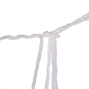 Delaman Football Soccer Net Sports Competition Soccer Goal Net Full Size Sports Replacement Soccer Goal Post Net for Sports Match Training (12X6FT),Net Only,Post Not Included