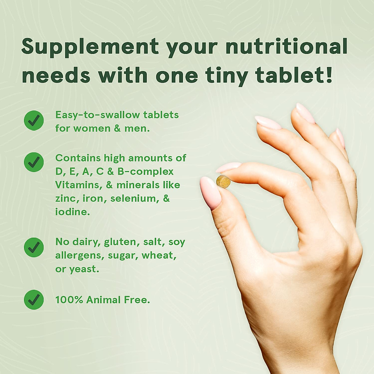 DEVA Tiny Tablets Vegan Multivitamins for Women & Men, Multivitamin with Iron, Mineral Supplement, Vitamin C, Vitamin B Complex, Vitamin B12, Vitamin E, Zinc, Gluten Free, 90 Tablets (Pack of 2)