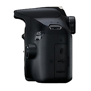 Canon EOS 2000D (Rebel T7) DSLR Camera w/EF-S 18-55mm F/3.5-5.6 Zoom is II Lens + 64GB Memory + Back Pack Case + Tripod, Lenses, Filters, & More (28pc Bundle) (Renewed)