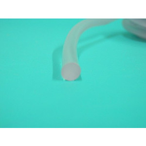 KOMORAX 50 Ft Long .19 Inch Solid Vinyl Sling Spline Awning Cord Chair Lounge Replacement Outdoor Patio Lawn Garden Pool Furniture Clear