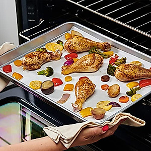 [12 x 16 Inch - 200 Count] Precut Baking Parchment Paper Sheets Non-Stick Sheets for Baking & Cooking - White