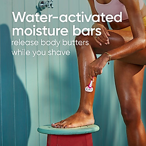 Gillette Venus ComfortGlide White Tea Women's Disposable Razor, 2 Count