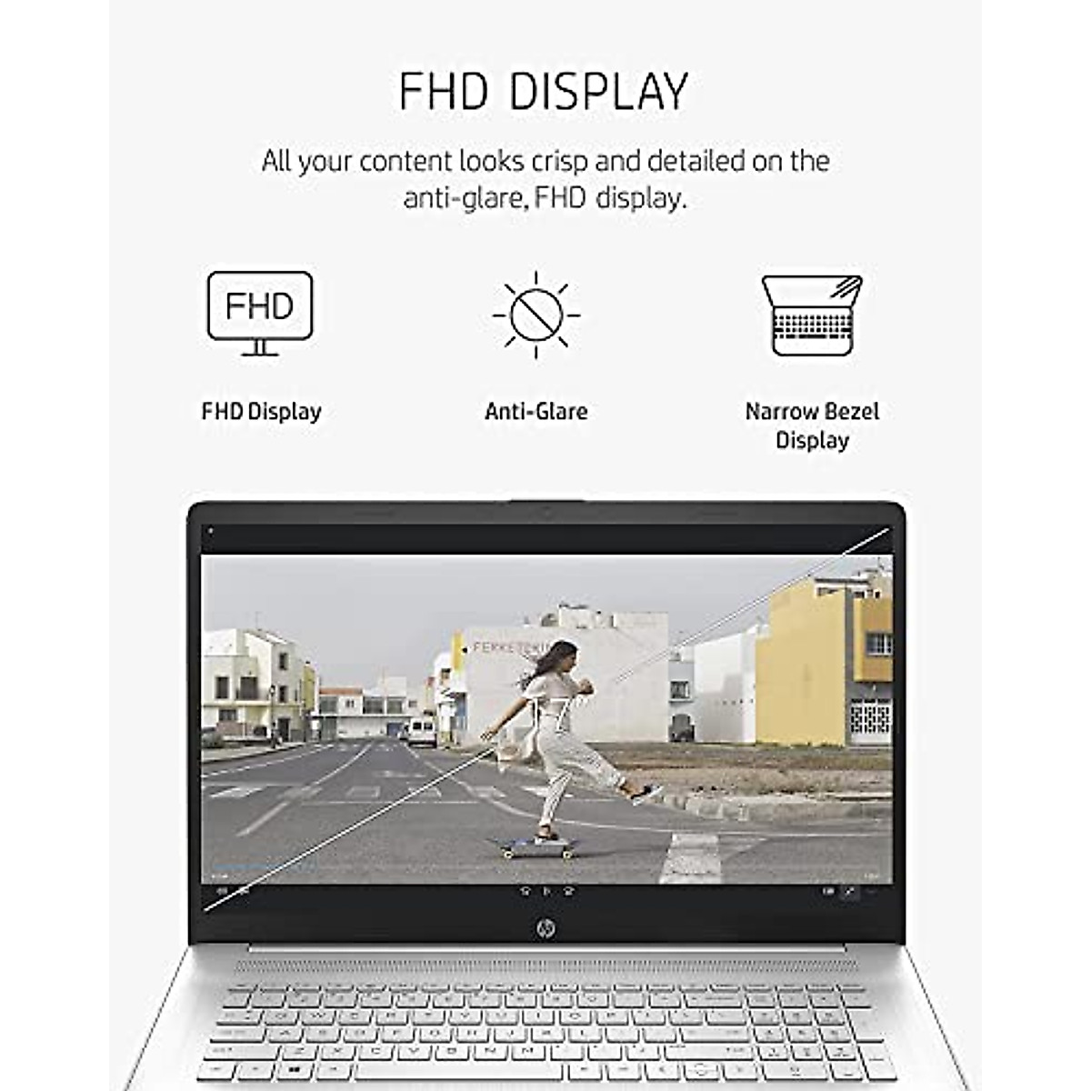 HP Pavilion 17.3-inch IPS FHD Laptop (2022 Model), Intel Core i5-1155G7 (Beats i7-1165G7), Iris Xe Graphics, 16GB RAM, 1TB HDD, Backlit Keyboard, Long Battery Life, Webcam, Windows 11, Natural Silver