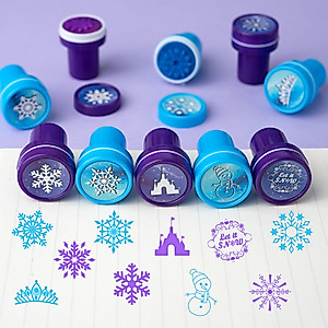 DMIGHT 130 Pcs Frozen Party Favors Birthday Supplies for Girls Kids, Gift Bags Frozen Filler Goodie Bag Stuffers Frozen Birthday Party Supplies