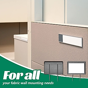 20 Pcs Black Cubicle Pins Partition Pins Cubicle Accessories Fabric Partition Nameplate Brooch for Office Brooch Decor, Furniture, Office Signs, and Fabric Mounting