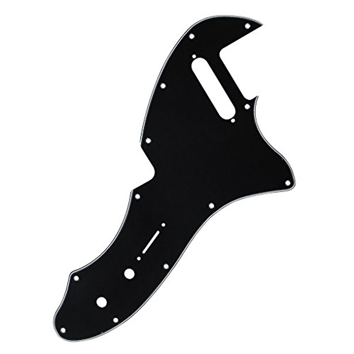 FLEOR 3ply Black TL Pickguard Guitar Pick Guard Plate with Screws Fit 69 TL Thinline Re-issue Guitar Part