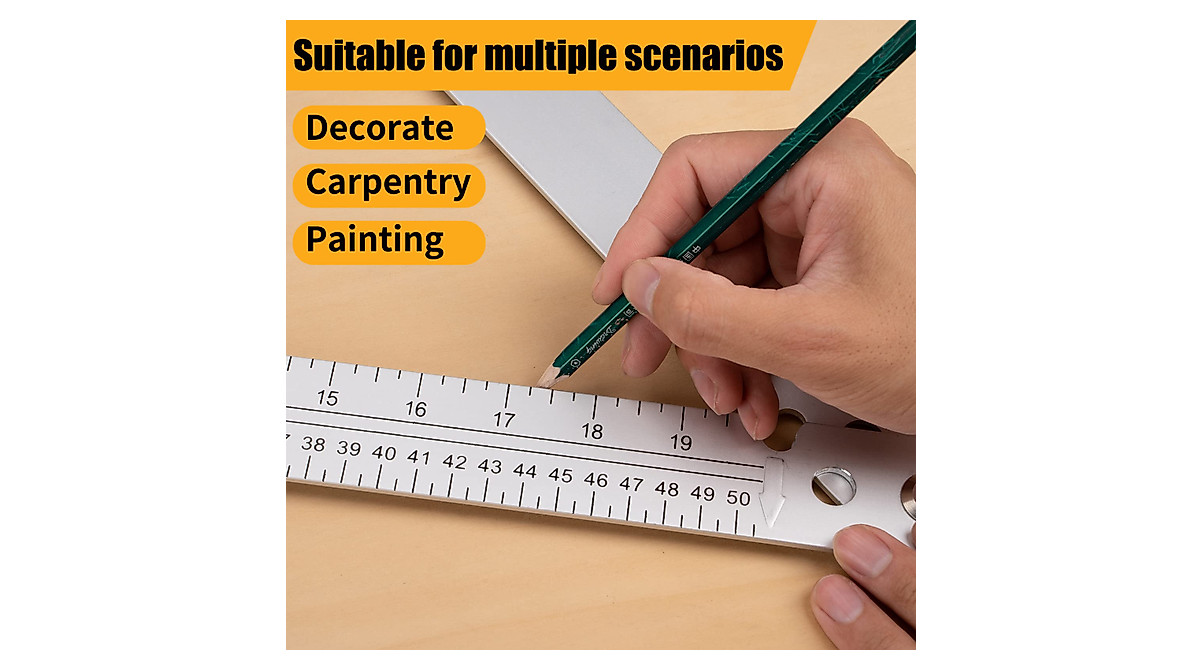 PENGZHAN 48" Folding Angle Ruler - Precision Measurement Tool