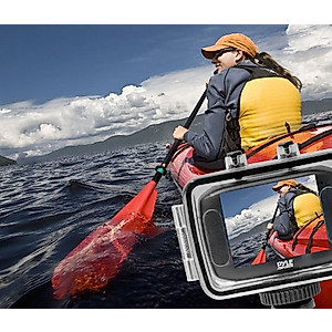 Pyle Mini HD Sports Action Camera - Camcorder w/ 5.0 MP Camera, 2" Touch Screen, USB SD Card, Rechargeable Battery - Waterproof Case, Bike Handle bar, Helmet Mount, Car Charger PSCHD30OR (Orange)