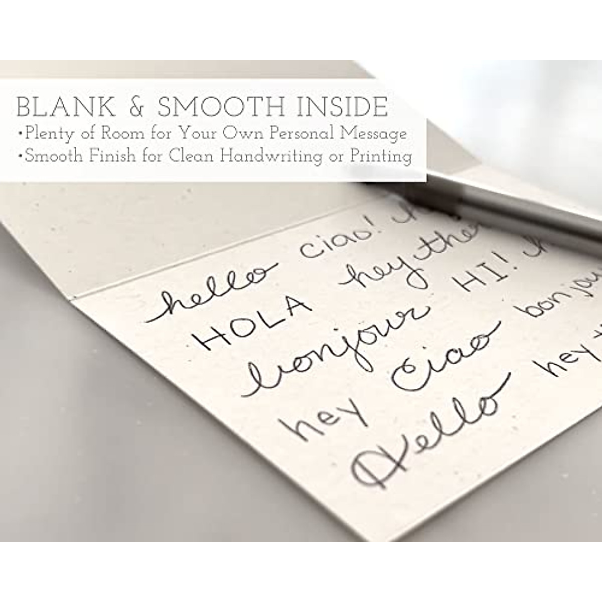 Home Sweet Home Blank Cards - 24 Greeting Cards with Envelopes - Change of Address Notecards