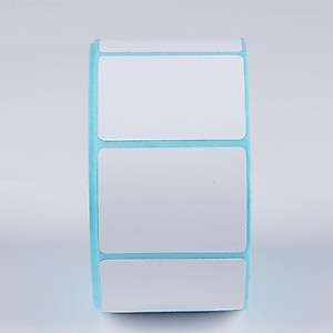 50 x 30mm White Rectangle Stickers Rectangular Printer Labels Printable Food Container Labels Blank Paper Name Tags Thermal Label Stickers