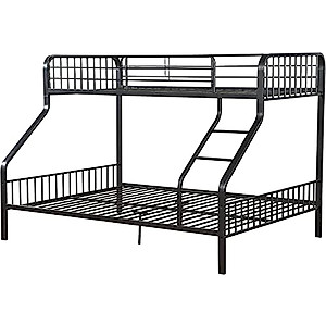 ACME FURNITURE Caius Twin XL/Queen Bunk Bed - 37605 - Gunmetal.