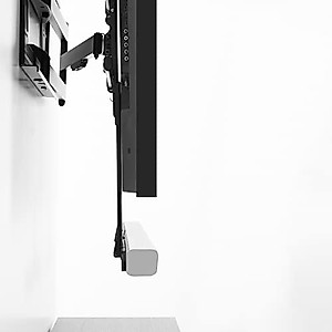 VIVO Steel Speaker Mount Designed for Sonos Arc Soundbar, Above or Below Wall Mounted TV, Fits VESA Widths up to 600mm, Black, MOUNT-SONOS3T