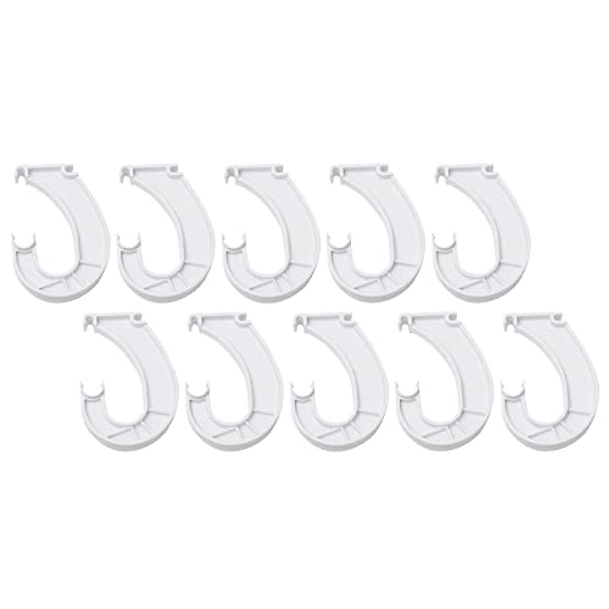 ClosetMaid 5629 Support for SuperSlide Hanging Bar, White 10 Pack