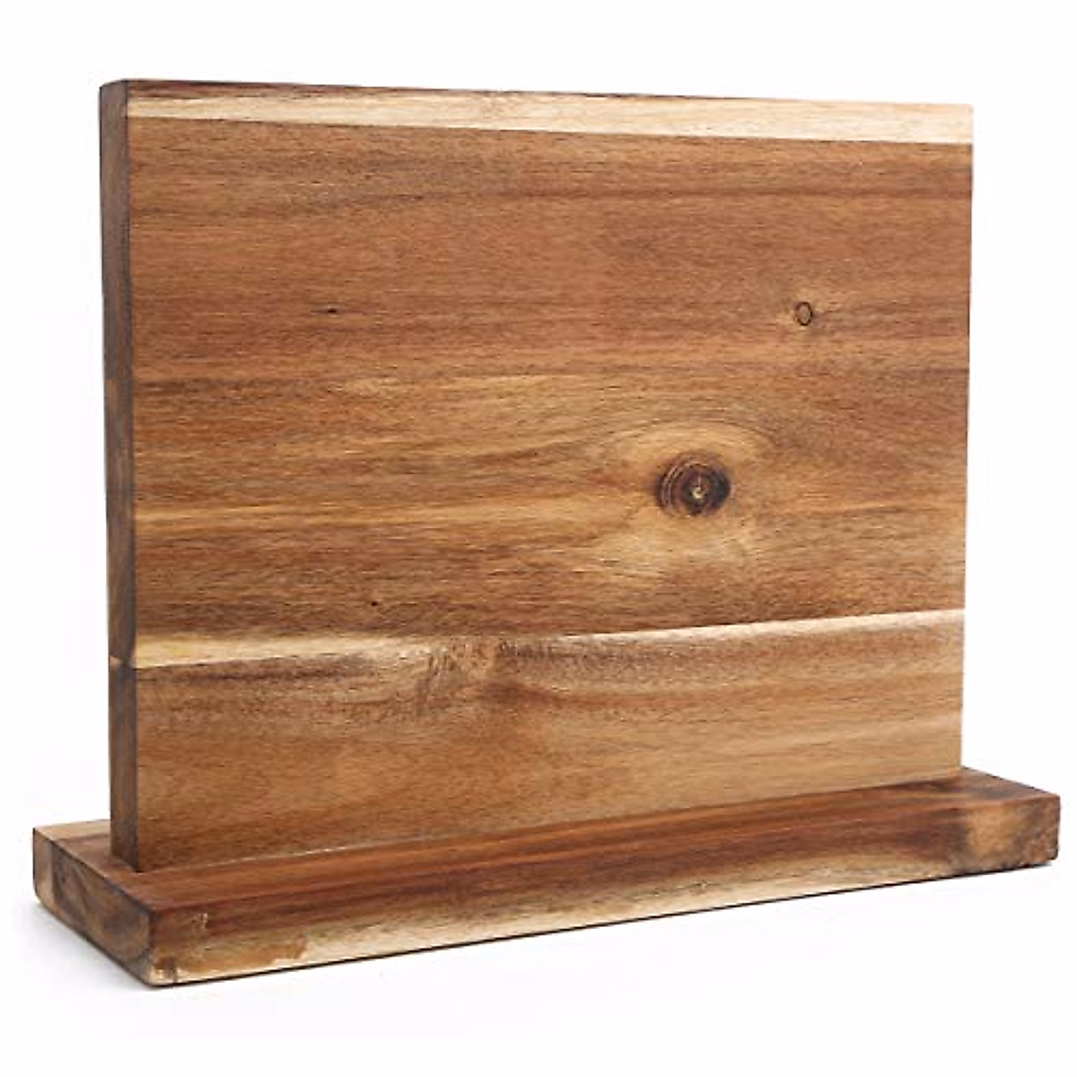 Resafy Magnetic Knife Holder Acacia Wooden Magnetic Knife Block Holder Rack Magnetic Universal Stands with Strong Enhanced Magnets Strip Kitchen Storage Cutlery Large Organizer 12 X 10