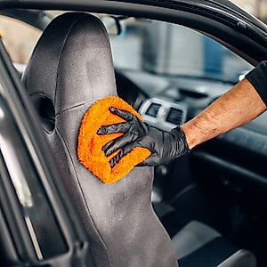 Schneider Nitrile Exam Gloves, Black, Medium, 100-ct Box, 4-mil, Latex-Free, Powder-Free, Food-Safe (NBFK7102)