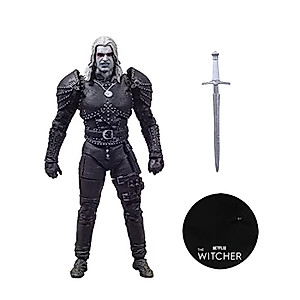 McFarlane Toys Netflix The Witcher Geralt of Rivia Witcher Mode (Season 2) 7" Action Figure with Accessories