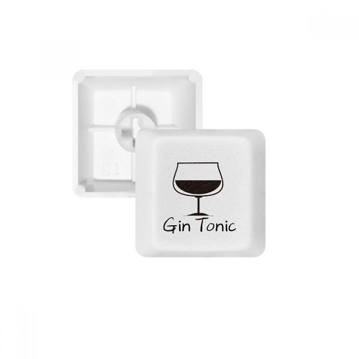 DIYthinker Outline of Gin Tonic Cocktail Keycap Mechanical Keyboard PBT Gaming Upgrade Kit