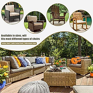 COSFLY Outdoor Furniture Patio Chair Covers Waterproof Clearance, Lounge Deep Seat Cover, Lawn Furnitures Covers Fits up to 32W x 37D x 36H inches(2 Pack)