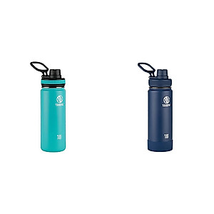 Takeya Originals and Actives Insulated Stainless Steel Water Bottles, 18 Oz
