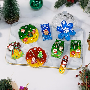 LET'S RESIN Name Plates Resin Molds, 16 Cavities 2Pcs Silicone Name Tag Resin Molds for Tumbler Cup Lid, Epoxy Resin Molds for Stanley Cups, Keychain, Resin Art