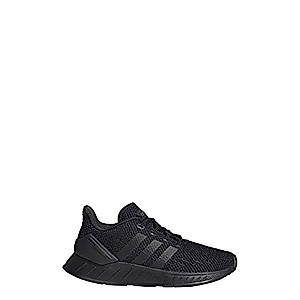 adidas Questar Flow Nxt Running Shoes, Black/White/Grey, 2 US Unisex Little Kid