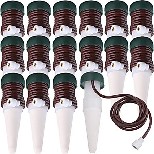 16 Pack Plant Self Watering Stakes Insert Automatic Watering Devices Self Watering Spikes Indoor Outdoor Plant Watering for Vacation