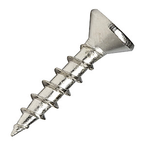 Rok Hardware #7 x 3/4" Standard Thread Phillips Flat Head MDF Wood Screws Nickel Plated S7X34FPCN (100)