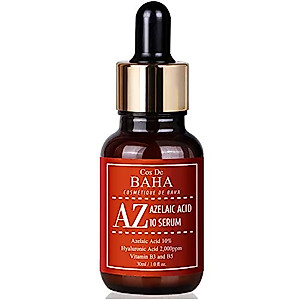 Azelaic Acid 10% Facial Serum with Niacinamide - Fast Rosacea Skin Care Product + Reduce Cystic Acne Scar + Redness Relief Face + Pimple Pigmentation Blackhead, 1 Fl Oz (30ml) (10% Azelaic Acid)