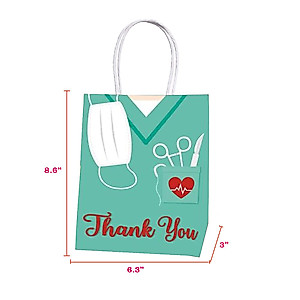 Tryse Healthcare Workers Gift Bags, 12 Pack Healthcare Workers Nurse merch Party Bags Goody Favor Bag For Birthday