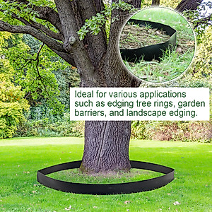 Joewuzun Tree Root Barrier 18in Root Barrier Grass Weed Barrier Bamboo Barrier Garden Edging for Landscape Edging Blocks 15ft