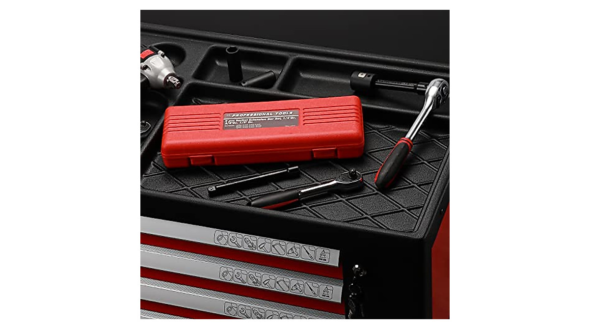 EMENTOL 9PCS Impact Extension Bar Set - Chrome-Vanadium Steel