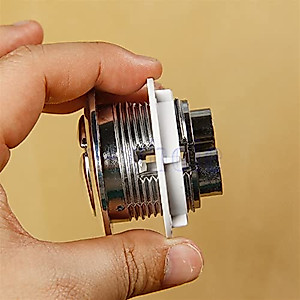 Toilet Tank lid Replacement 1X WC Toilet Cistern Replacement Plastic Water Tank Push Button Dual Flush DIY Repair Tool with 2 Rods for 38mm Hole